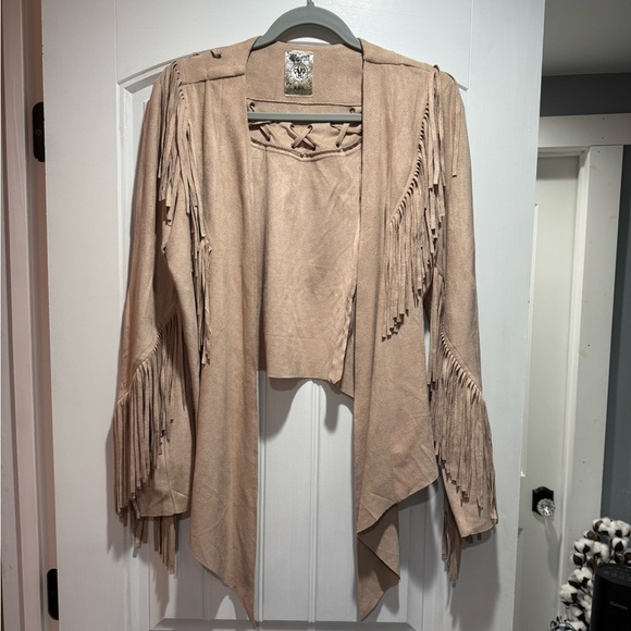 Vocal | Jackets & Coats | Vocal Western Fringe Suede Jacket | Poshmark